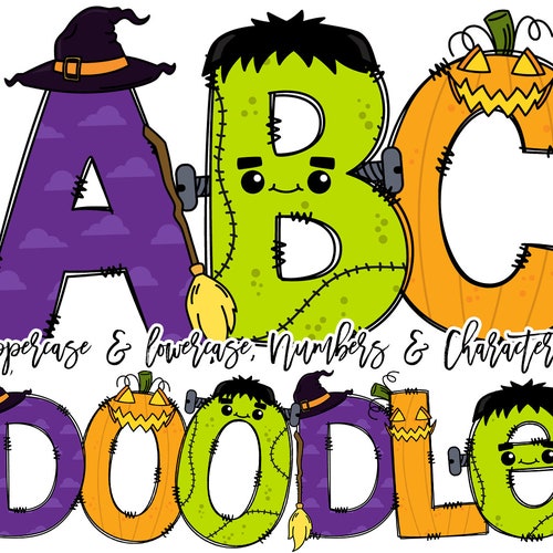 Football Doodle Alphabet Bundle Football PNG Letters Numbers - Etsy