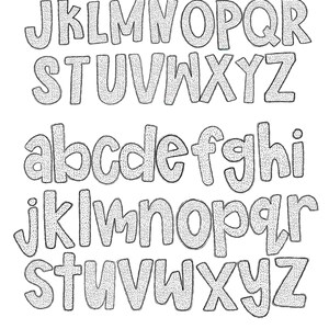 Pink Bow Doodle Letters PNG, Retro Digital Download, Pink Speckle ...