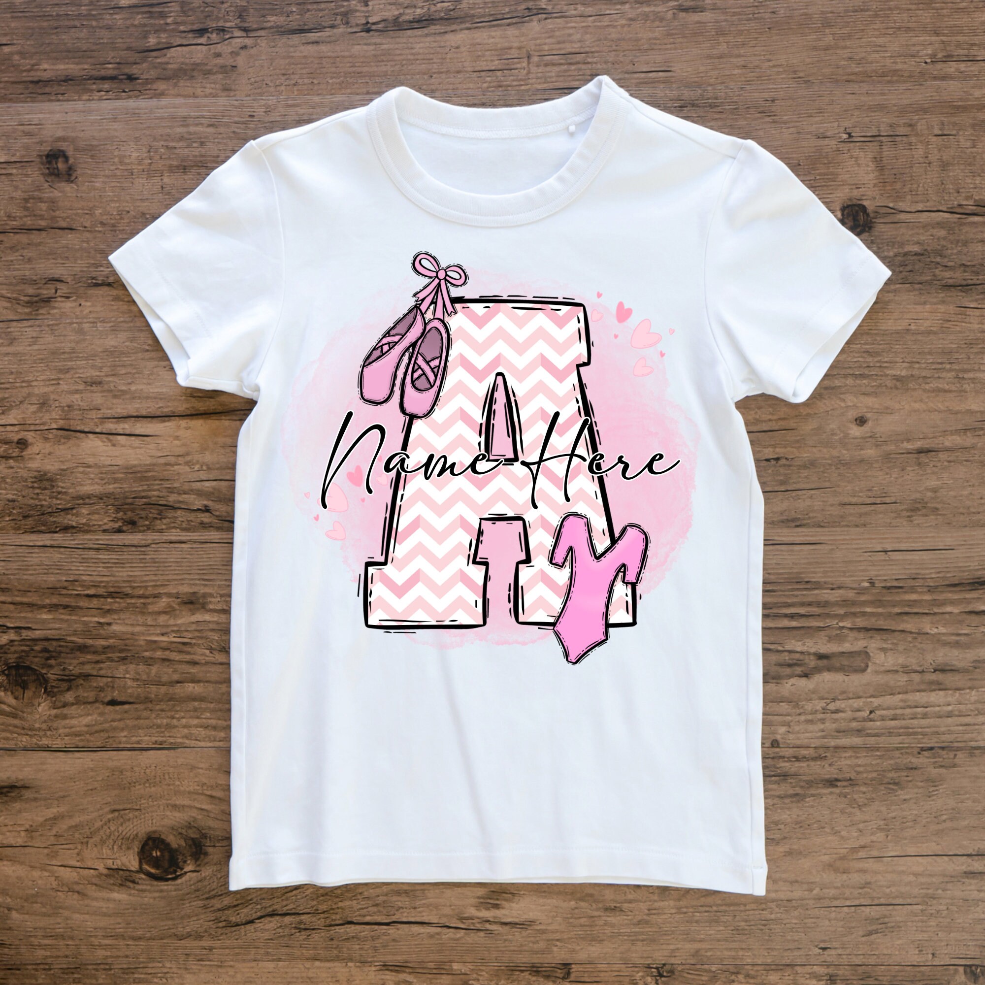 EDITABLE Ballet Doodle Letter, CANVA TEMPLATE, Make Your Own Name ...