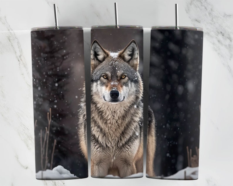 Wolf Tumbler Bundle Tumbler Wraps for 20 Oz Sublimation - Etsy