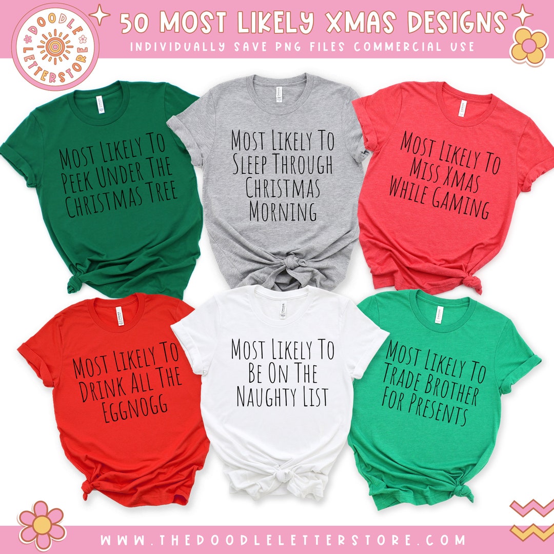 Christmas Clip Art + Doodle Letters and Numbers, Uppercase Alphabet Set ...