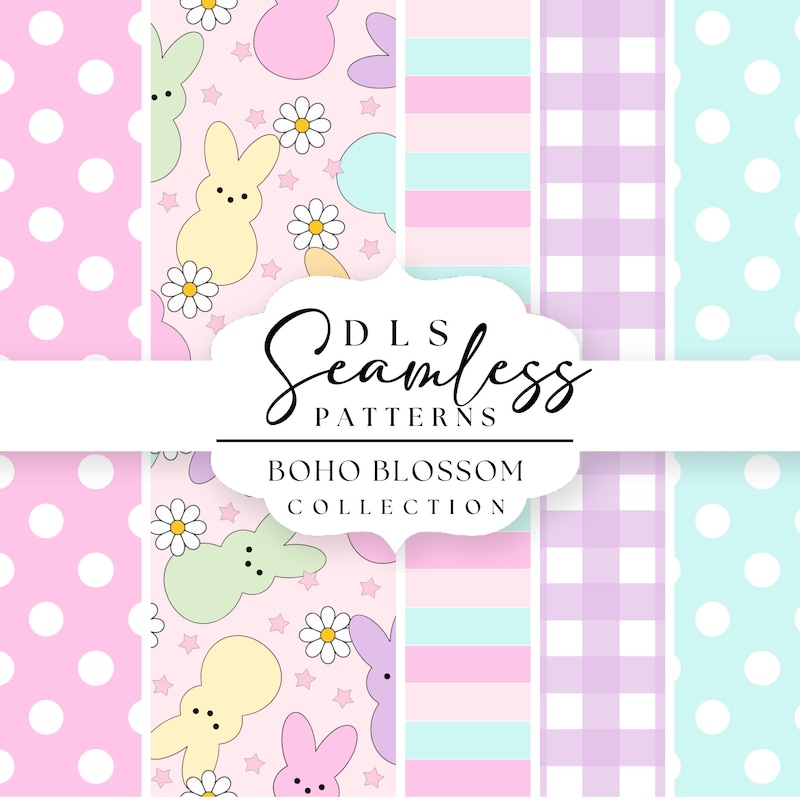 Easter Digital Paper - Etsy