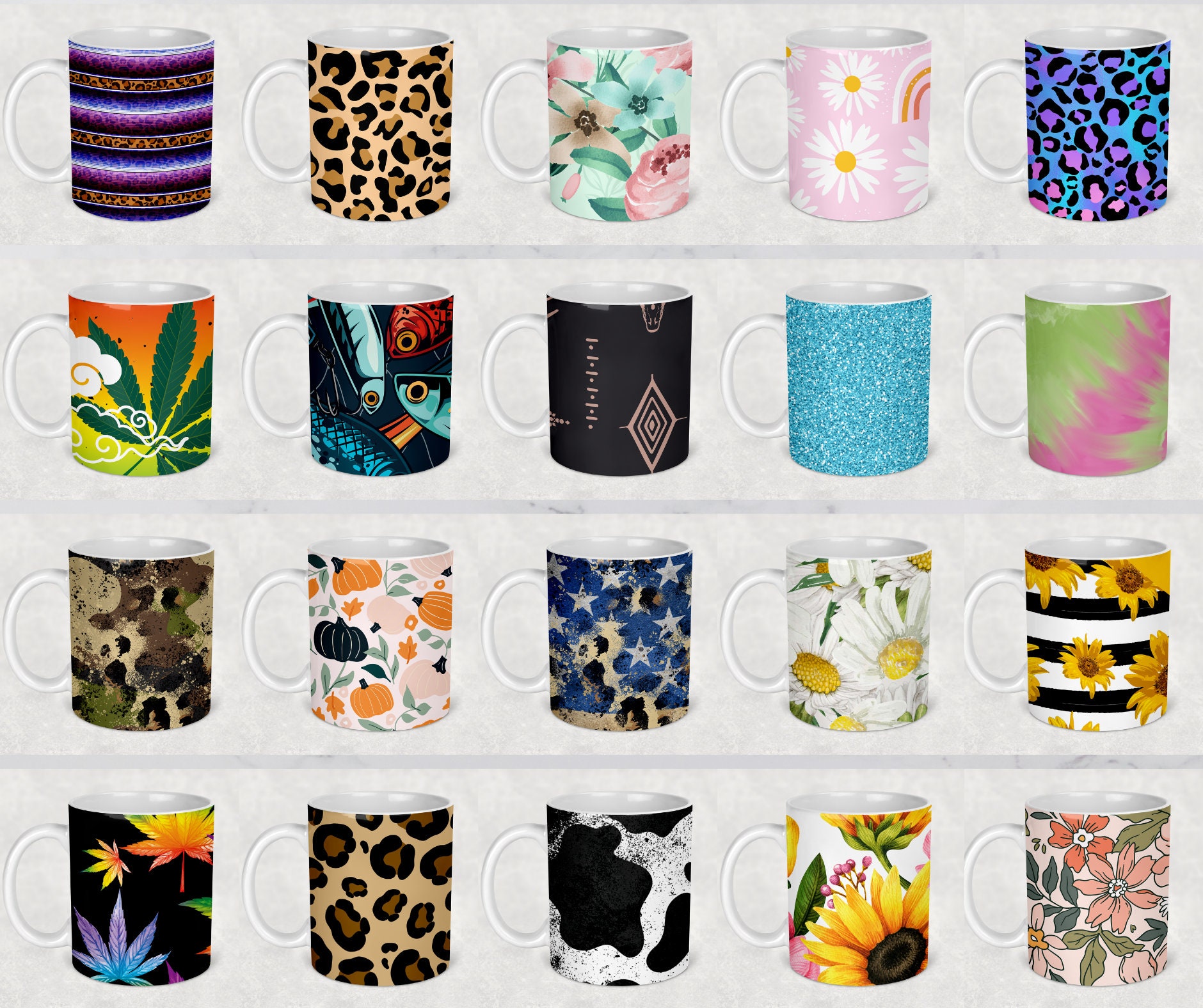 200 11 Oz Mug Sublimation Designs MEGA BUNDLE 11oz Plain Mug - Etsy