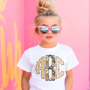 Boho Floral Monogram Full Alphabet Individual Saved Monogram Letters ...