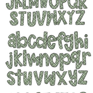 Plant Obsessed Doodle Alphabet Letters Sublimation House Plant Monstera ...