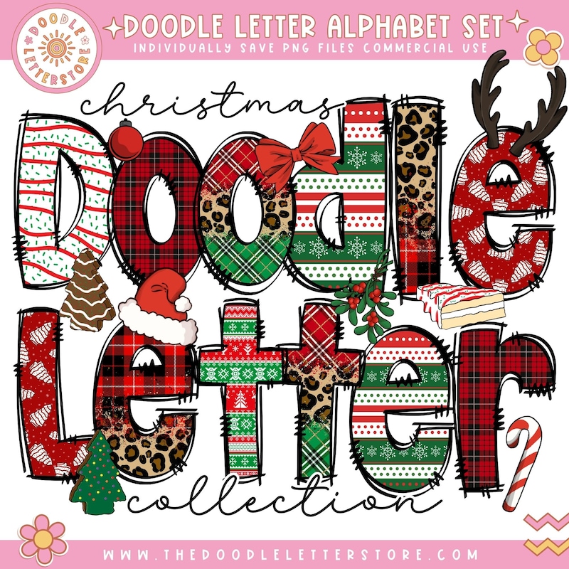Christmas Golden Doodle Png - Etsy