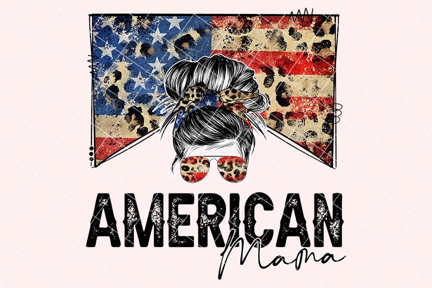 USA American Mama Sublimation Design Country Mama Western - Etsy