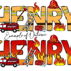 Firefighter Clip Art + Doodle Letters and Numbers, Fire Man Uppercase ...