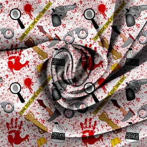 True Crime, Serial Killer Blood Splatter Forensic Police Repeating ...