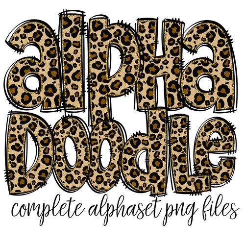 Fall Doodle Letters Full ALPHABET PNG BUNDLE Alpha Pack | Etsy