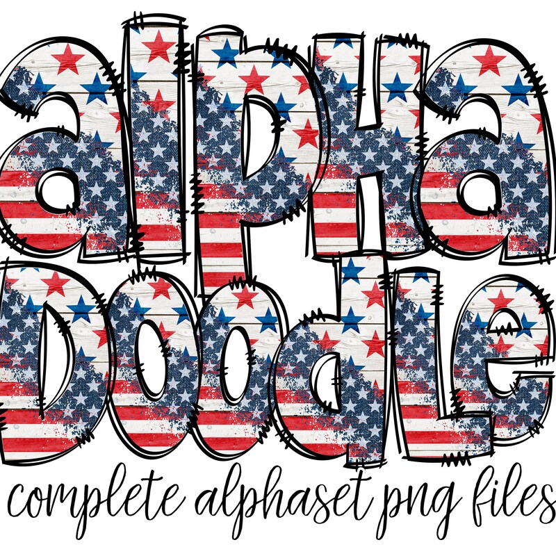 Patriotic Letters - Etsy