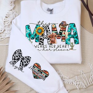 Country Western Doodle Alphabet Letters Sublimation Clipart PNG, Cowboy ...