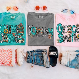 Country Western Doodle Alphabet Letters Sublimation Clipart PNG, Cowboy ...