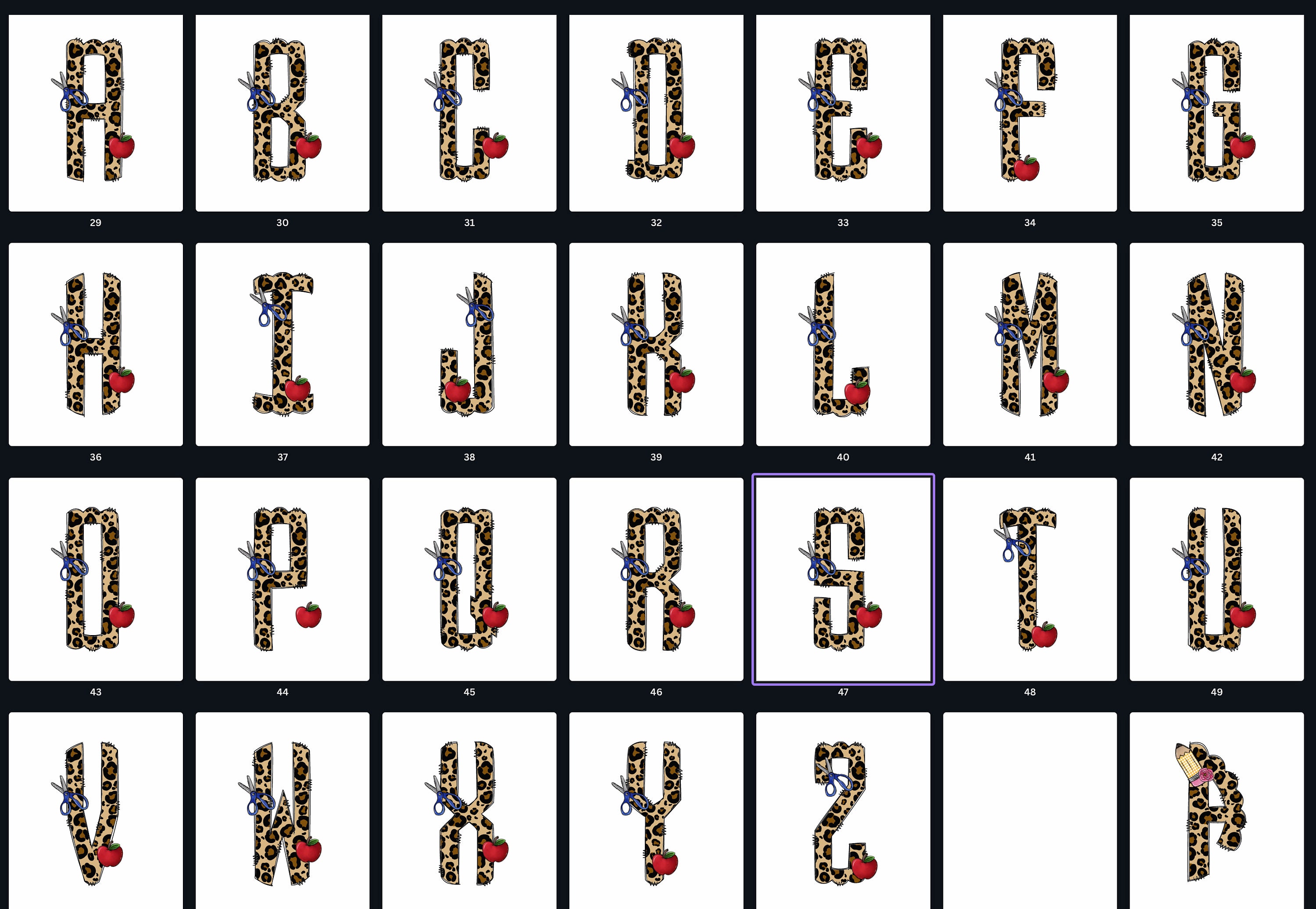 Teacher Monogram Png Letters Teacher Sublimation Elements - Etsy