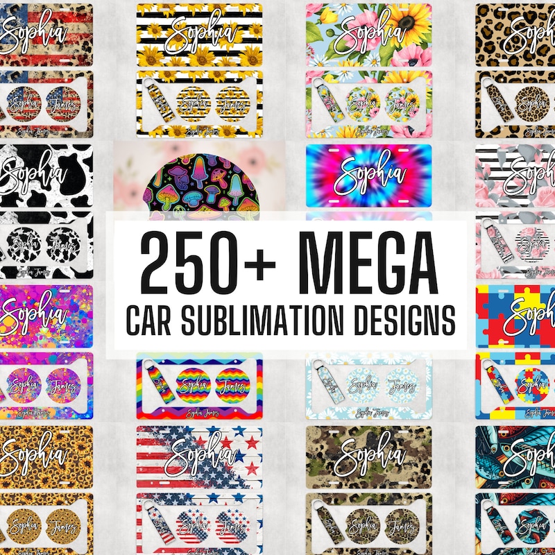 Front License Plate Designs - Etsy