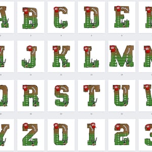 Football Alphabet Letters PNG Bundle, Grid Iron Sports Doodle Letters ...
