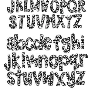 Country Western Doodle Alphabet Letters Sublimation Clipart PNG, Cowboy ...