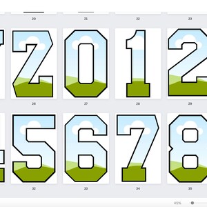 Fill Your Own VARSITY Letters on CANVA With Commercial Use Allowed ...