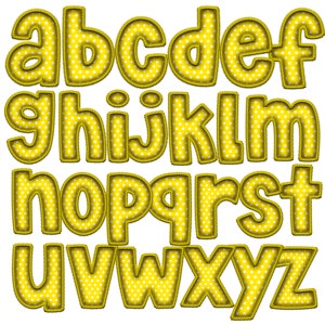 Spring Faux Embroidery Easter Alphabet Bundle PNG, Glitter Alphabet ...