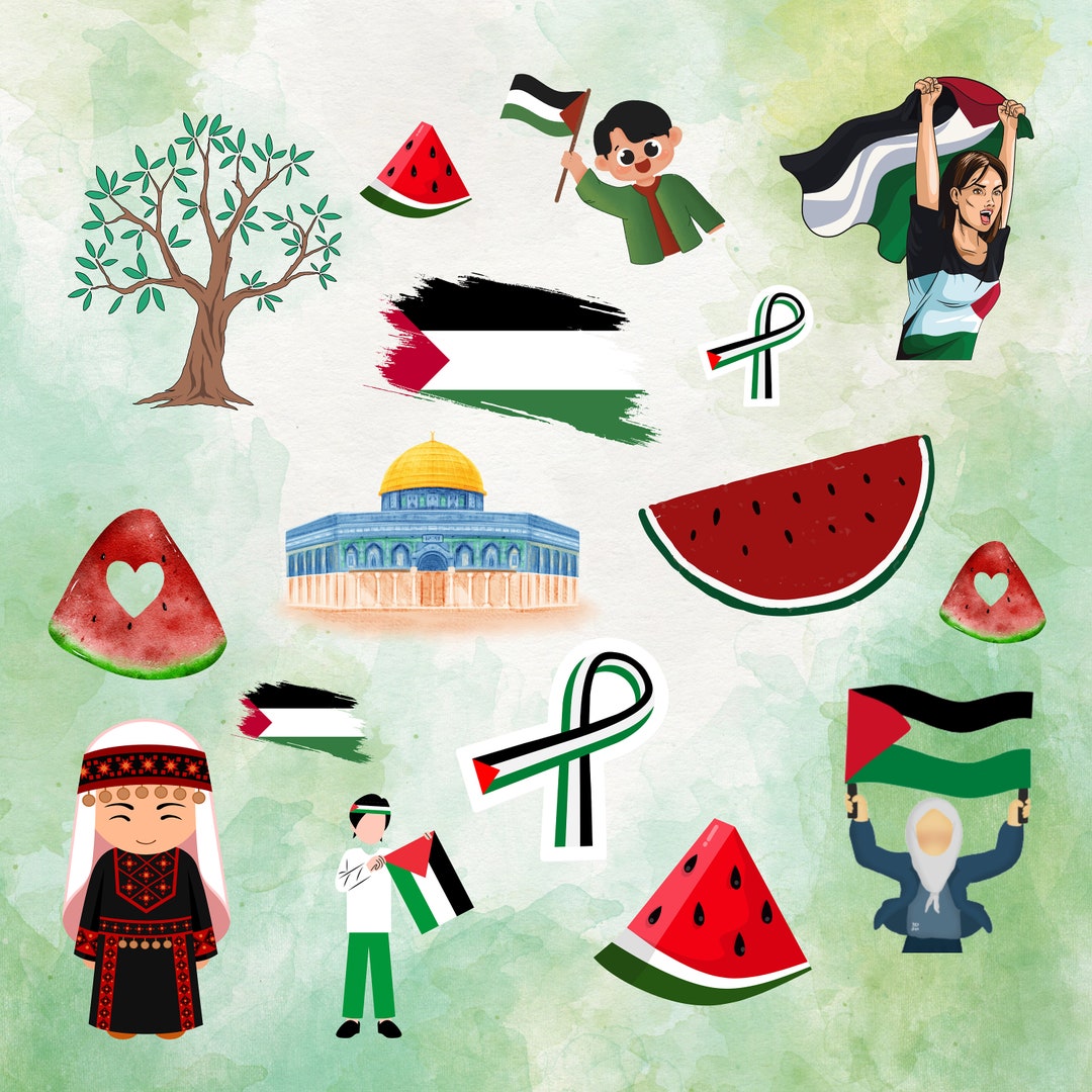 Palestine Sticker Bundle Stickers for Laptop Phone Planner - Etsy
