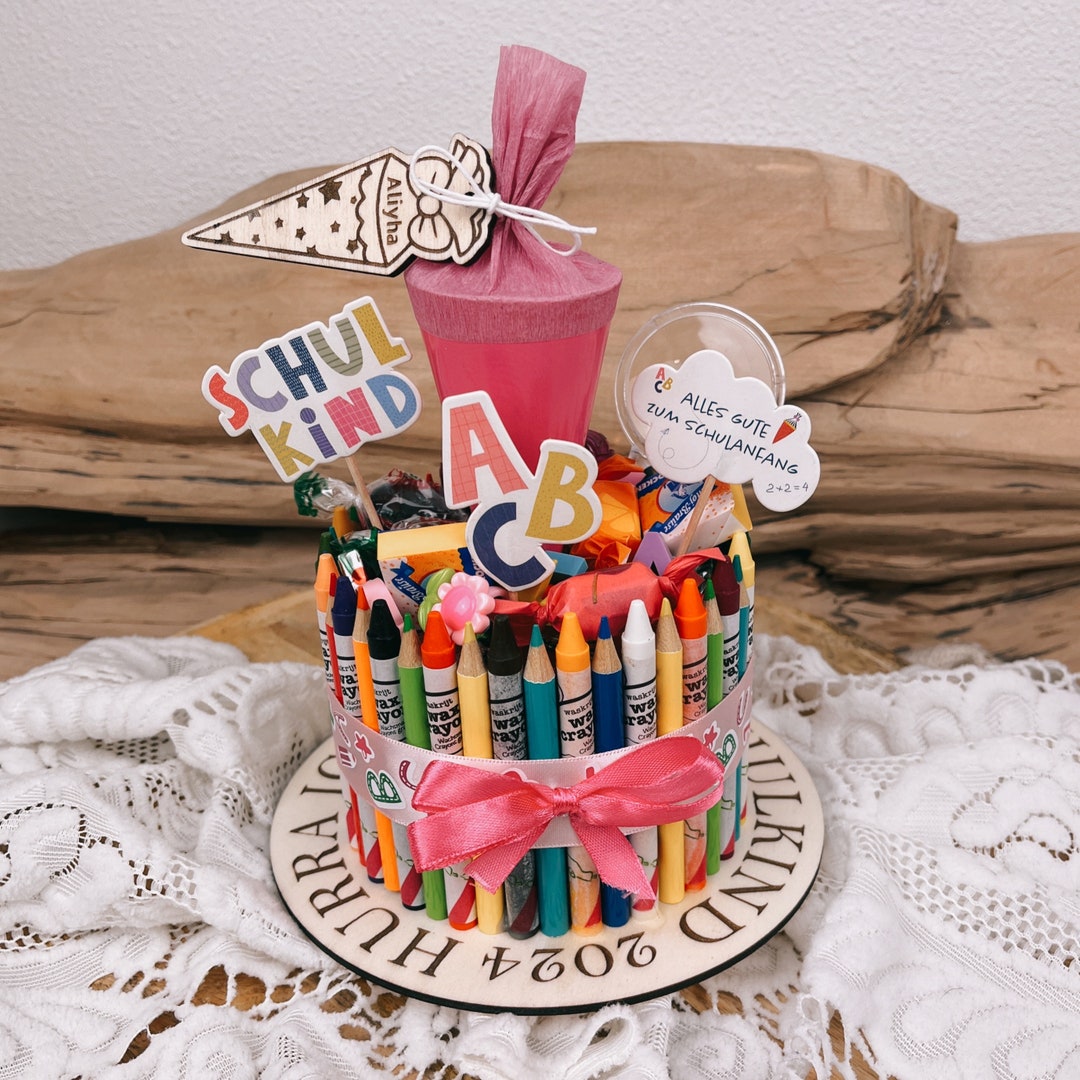 Schuleinführung, Einschulung, Geschenke zur Schuleinführung, Schultorte, Stiftetorte, Schulkind ...