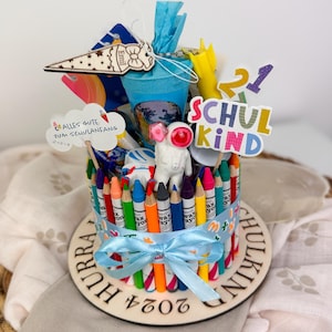 Schuleinführung, Einschulung, Geschenke zur Schuleinführung, Schultorte, Stiftetorte, Schulkind ...