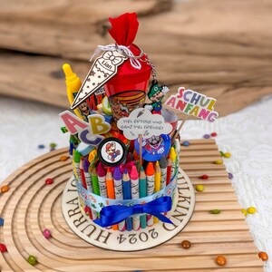 Schuleinführung, Einschulung, Geschenke zur Schuleinführung, Schultorte, Stiftetorte, Schulkind ...