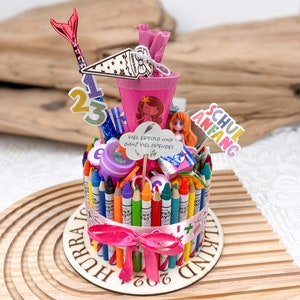 Schuleinführung, Einschulung, Geschenke zur Schuleinführung, Schultorte, Stiftetorte, Schulkind ...