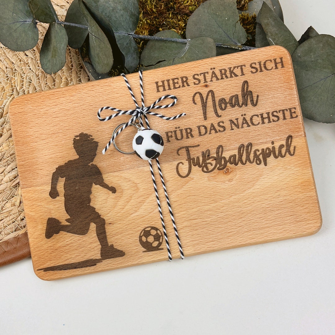 Personalized Football Breakfast Board – Gift for Kids & Football Fans ...