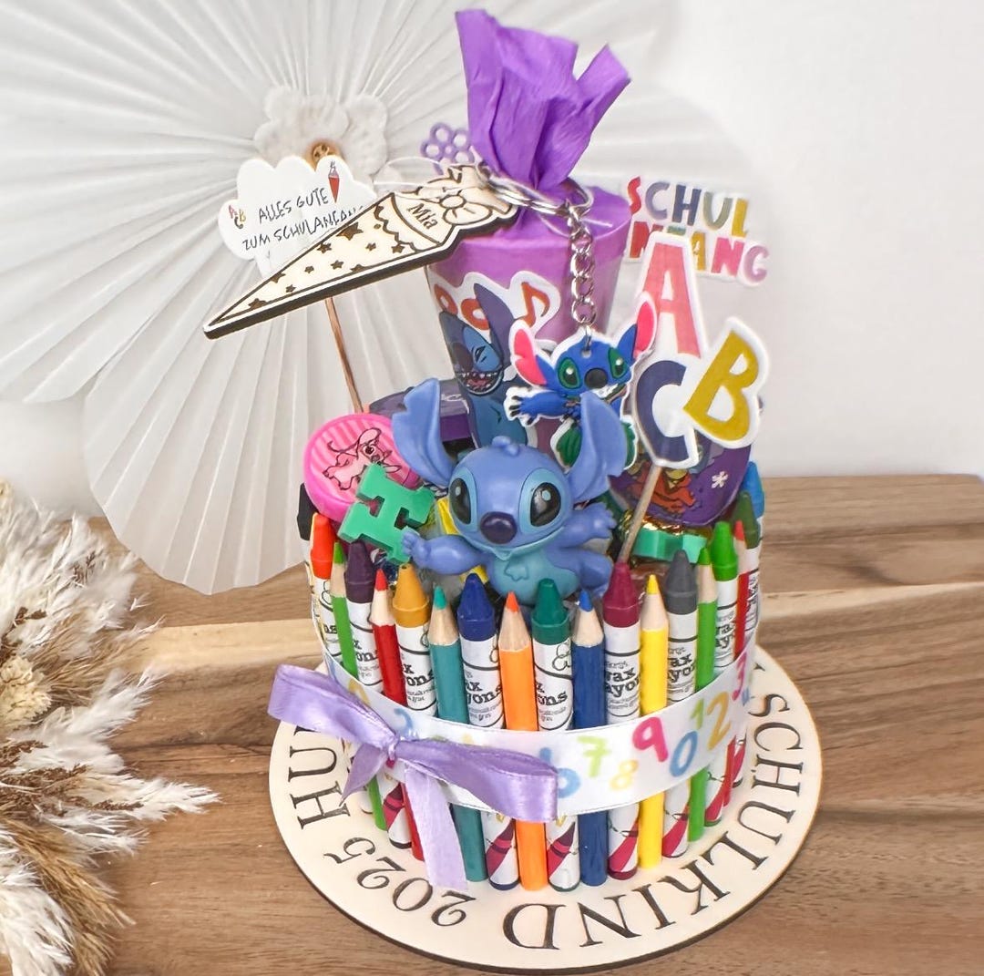 Schuleinführung, Einschulung, Geschenke zur Schuleinführung, Schultorte, Stiftetorte, Schulkind ...