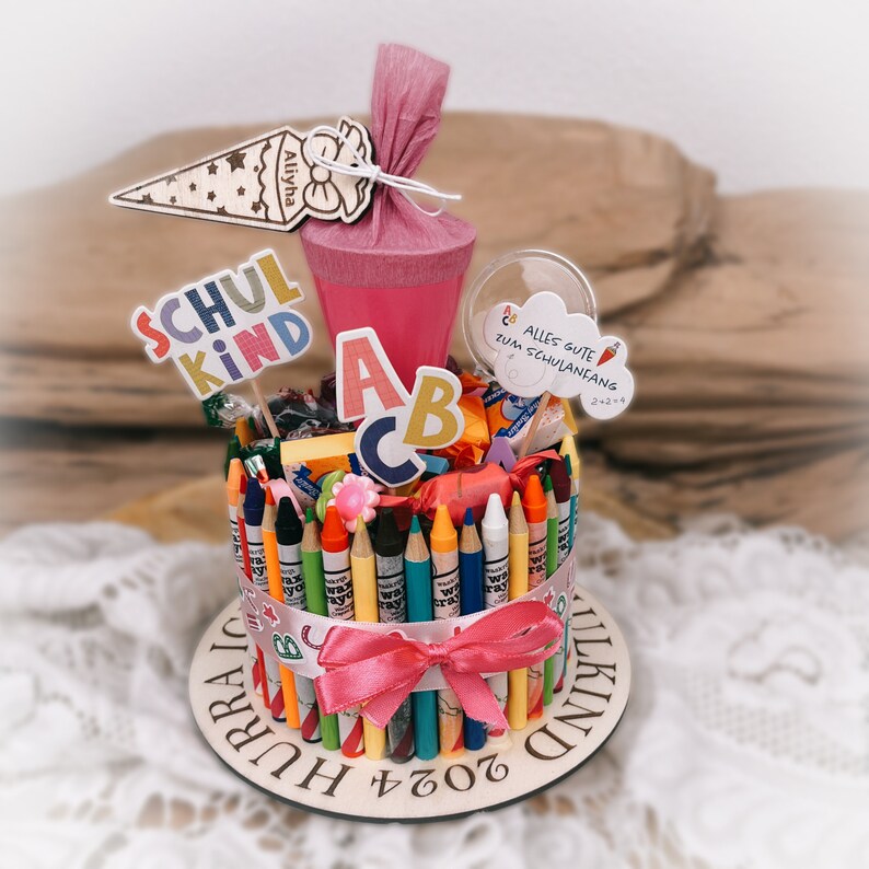 Schuleinführung, Einschulung, Geschenke zur Schuleinführung, Schultorte, Stiftetorte, Schulkind ...