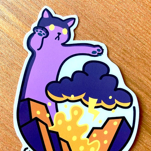 Longcat Meme Sticker | Etsy