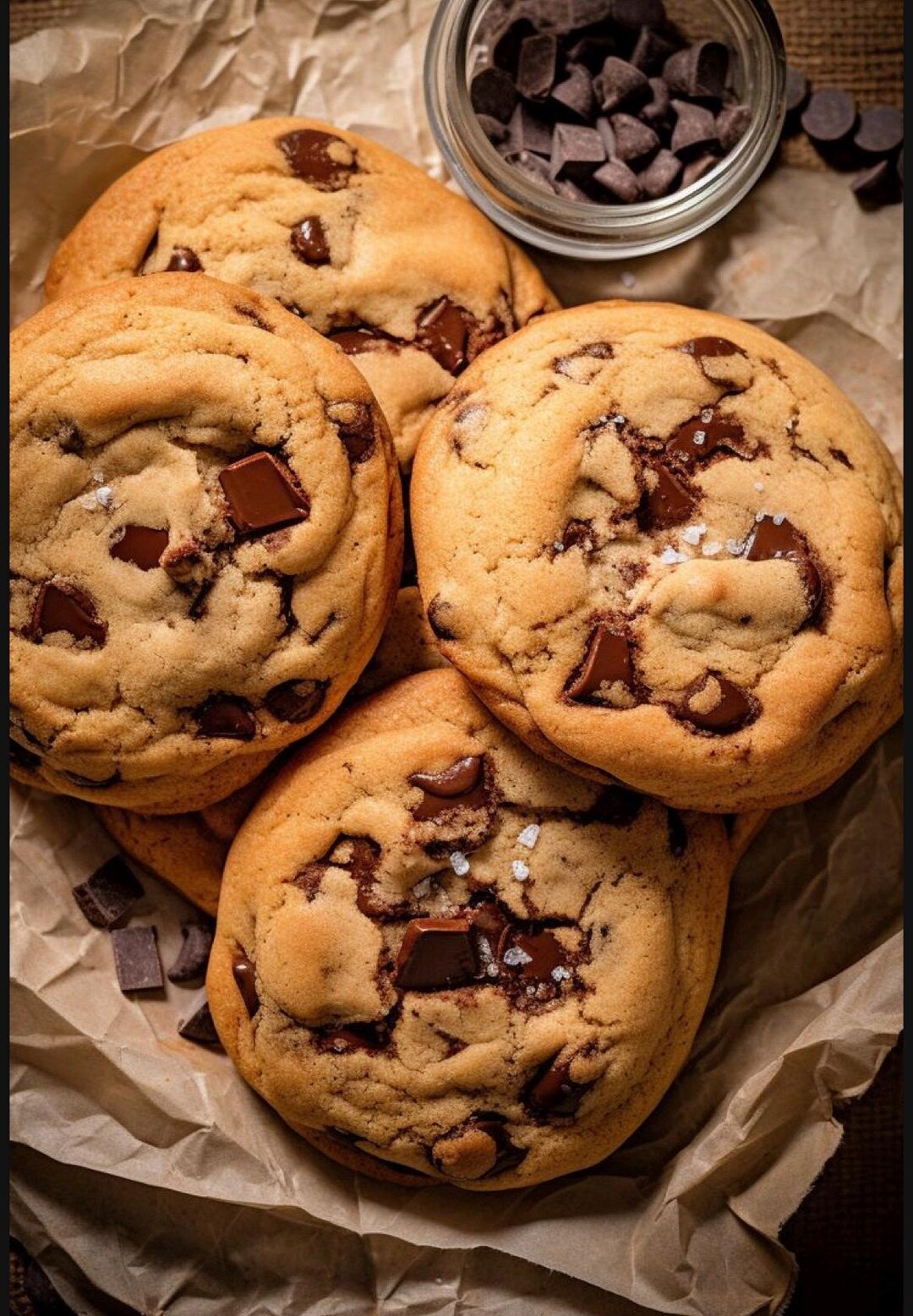 Chunk Choc Chip Cookies Large 15 Pc - Etsy