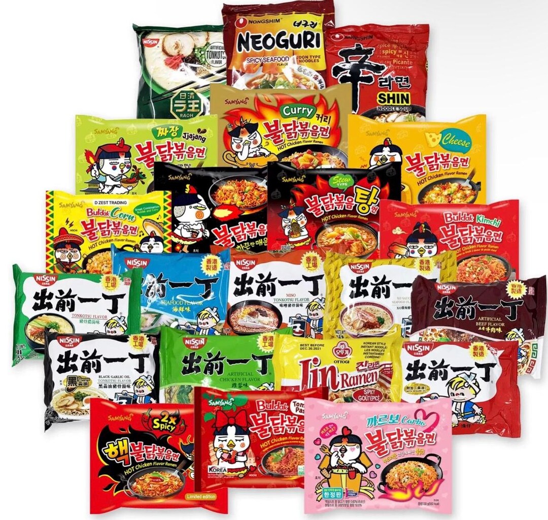Randome Ramen Box 6 Pc - Etsy