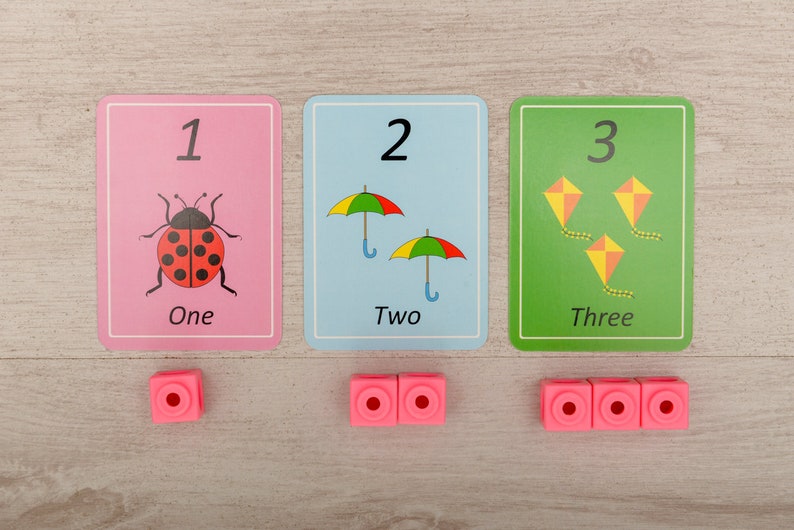 Educational Flashcards - Alphabets, Numbers and 2D Shapes - Etsy UK