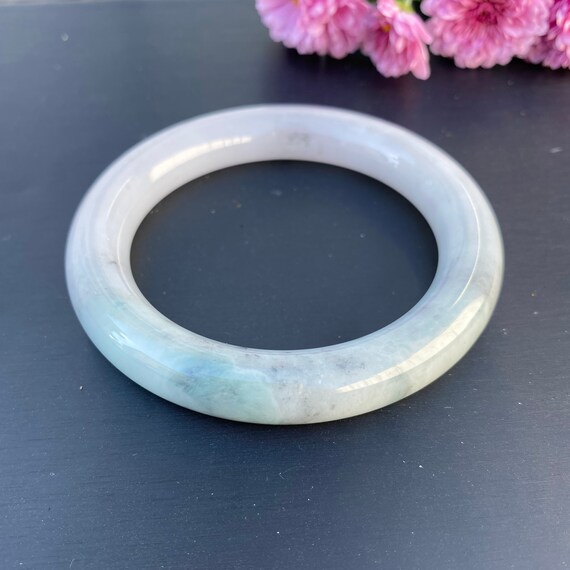 57.3mm Natural Grade A Burmese Jadeite Jade，Black Jad… - Gem