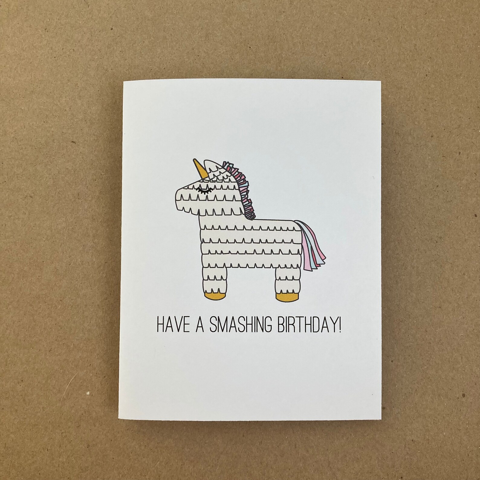 Have a Smashing Birthday Birthday Card Piñata - Etsy