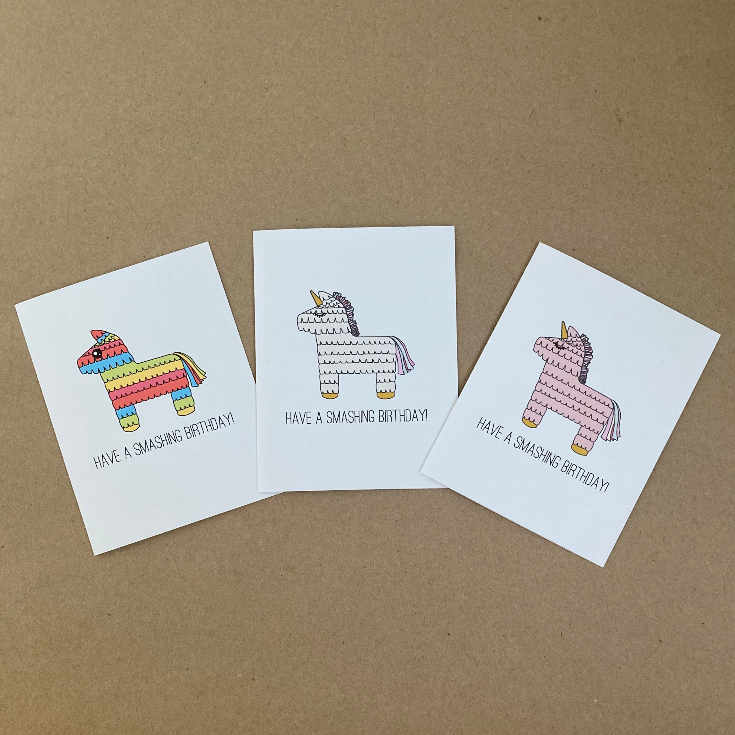 Have a Smashing Birthday Birthday Card Piñata - Etsy