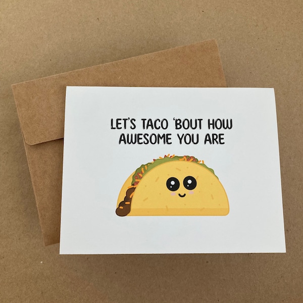 Taco Card - Etsy