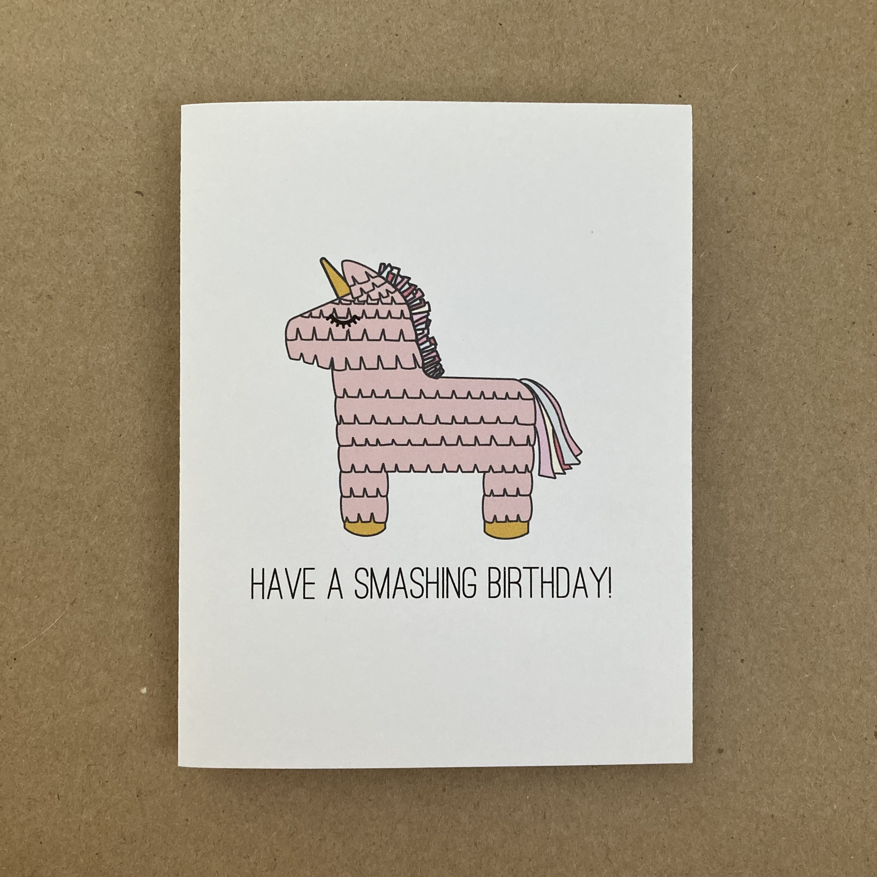 Have a Smashing Birthday Birthday Card Piñata - Etsy