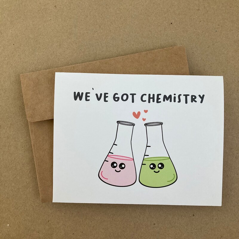 Chemistry Card - Etsy