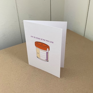 I’m so Glad Urine My Life - Greeting Card - Etsy