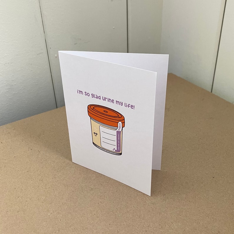 Im so Glad Urine My Life Greeting Card - Etsy