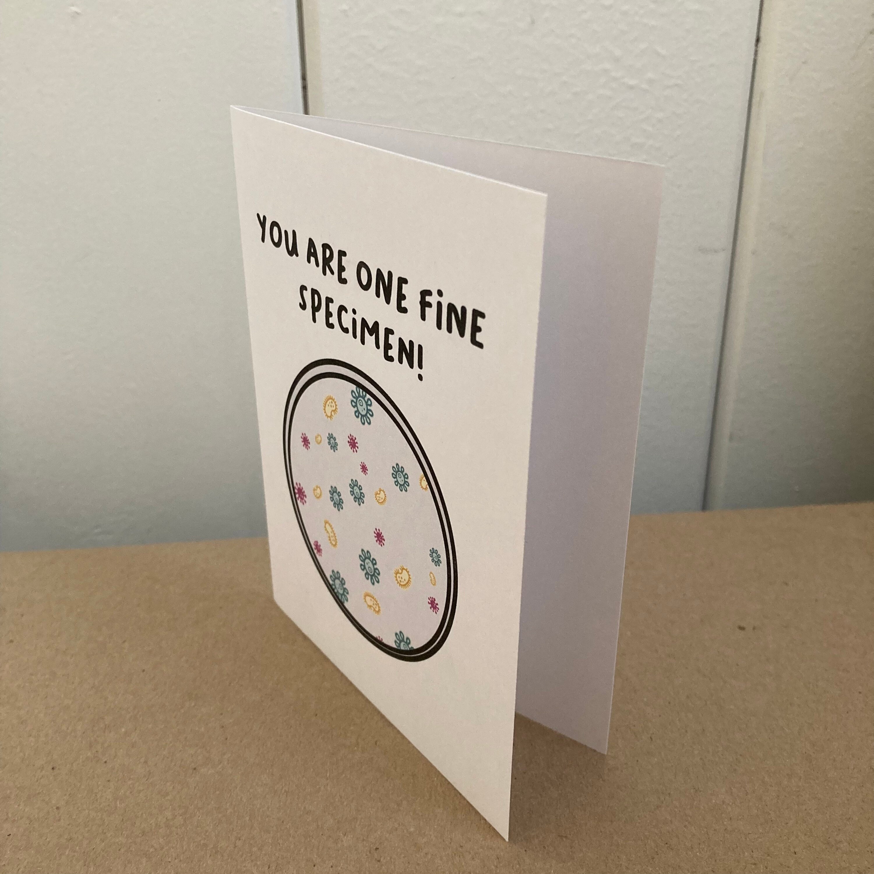 You Are One Fine Specimen - Greeting Card - Petri Dish - Etsy