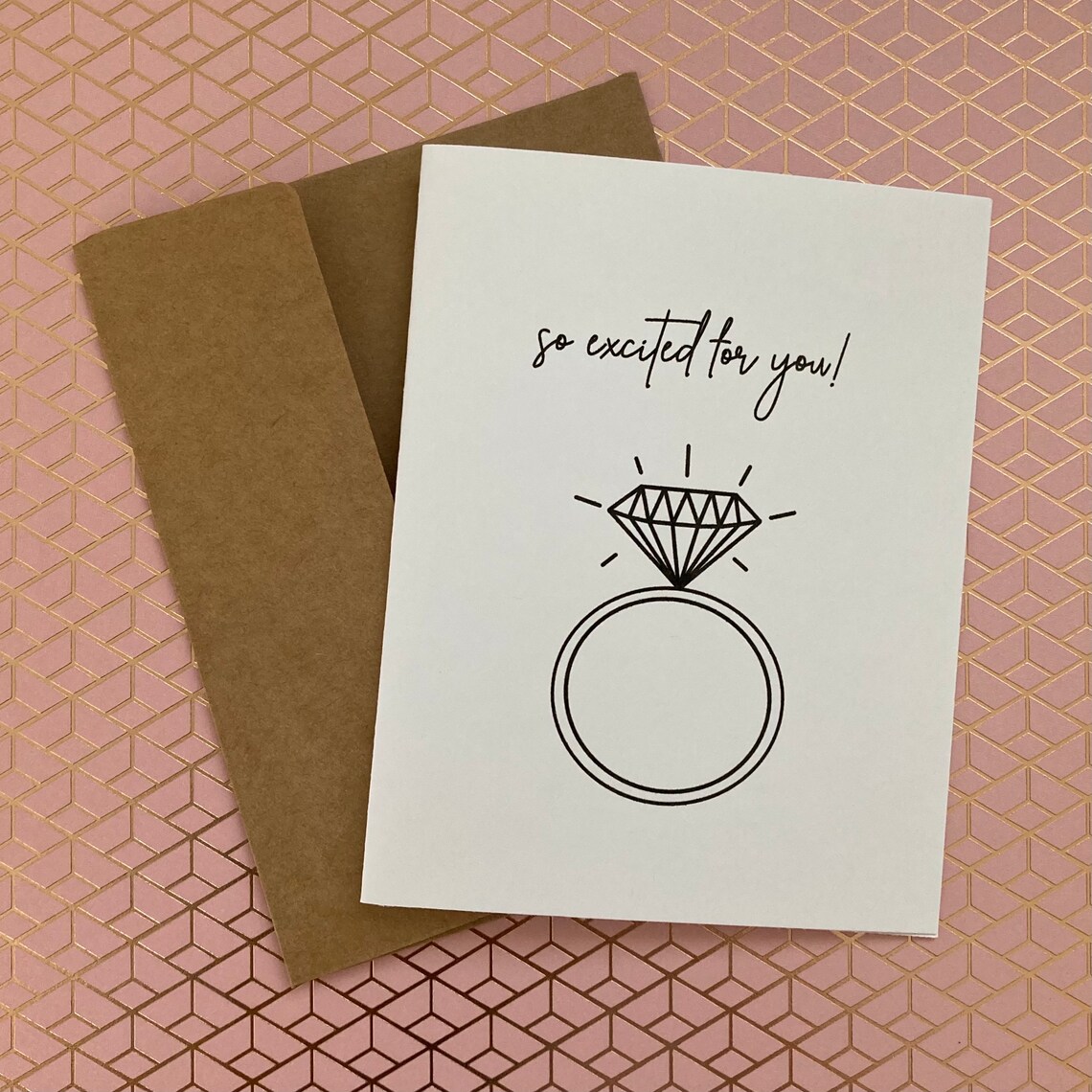 So Excited for You! - Engagement - Wedding - Bridal Shower Card - Etsy