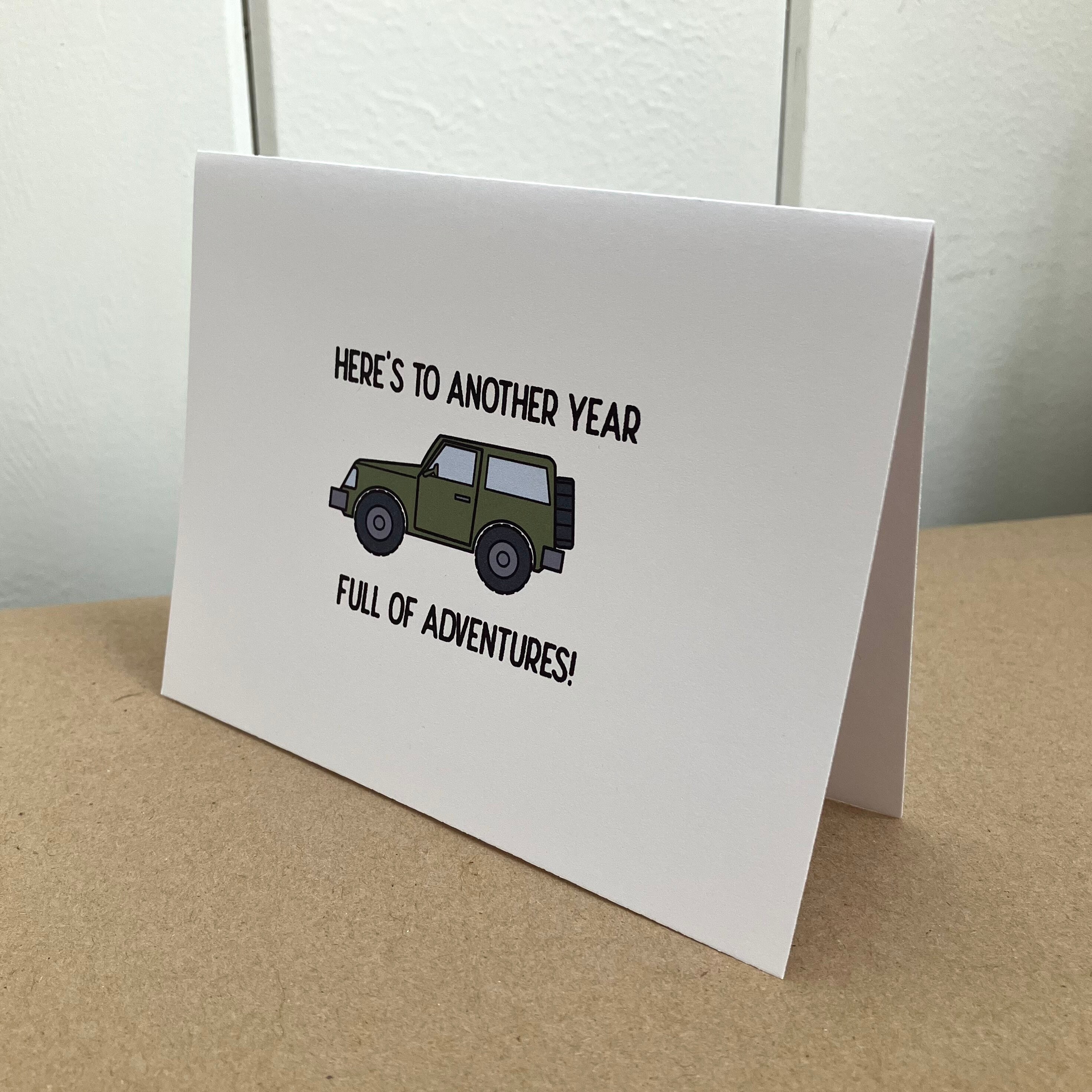 Here’s to Another Year Full of Adventures! - Greeting Card - Birthday ...
