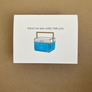 There’s No One Cooler Than You - Greeting Card - Blue - Etsy