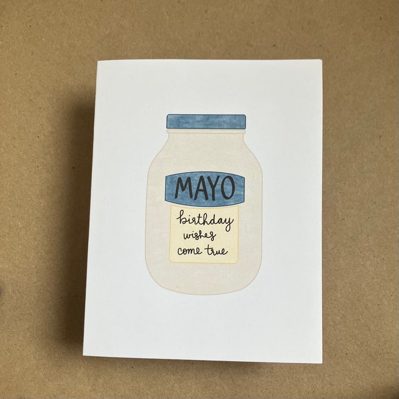 Mayo Birthday Wishes Come True - Birthday Card - Etsy