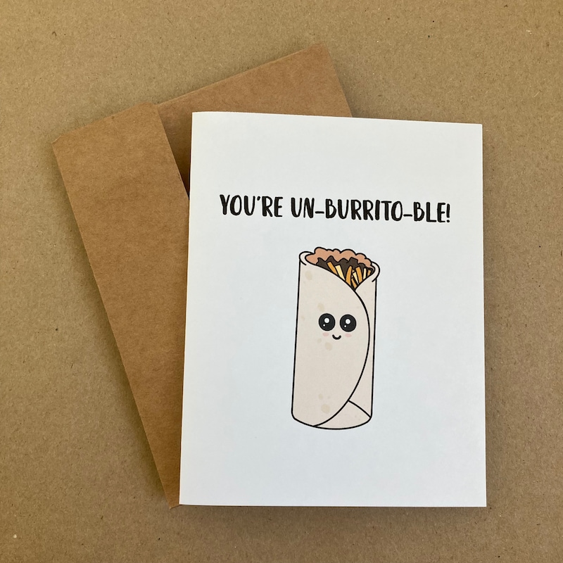 Burrito Card - Etsy