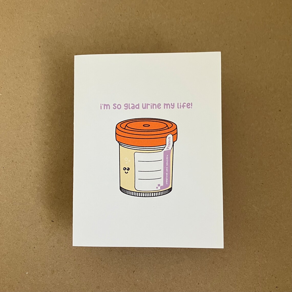 I’m so Glad Urine My Life - Greeting Card - Etsy